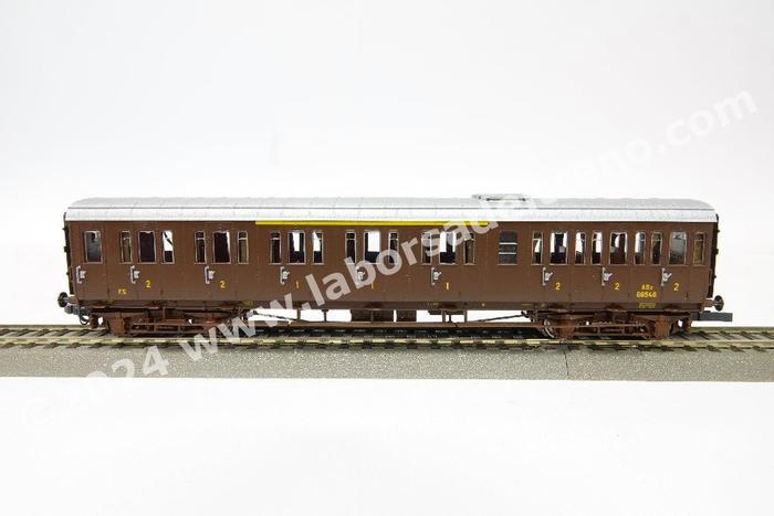 Roco - 44779 carrozza centoporte FS, ABz 66546, livrea castano, mista ...