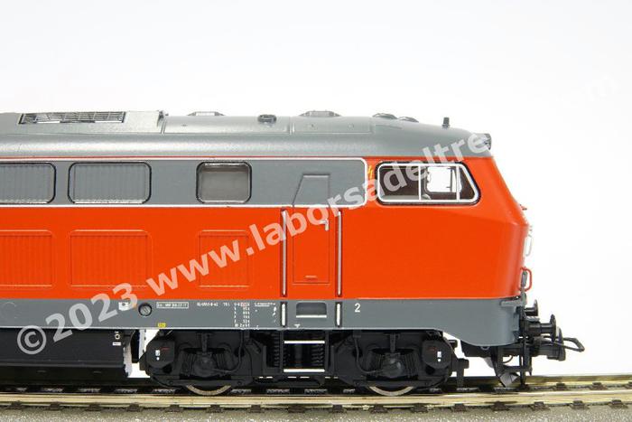 Roco - 70767 Locomotiva diesel DB AG BR 218, livrea rossa con tetto ...